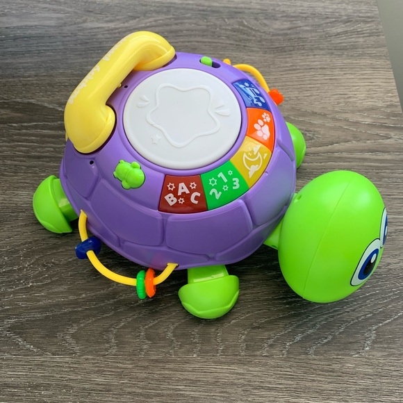 Toys | Crawling Interactive Purple And Green Turtle Toy | Poshmark